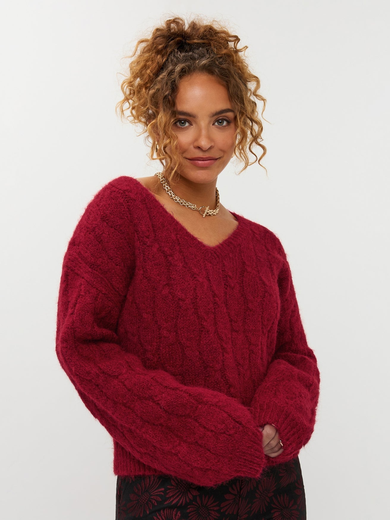 Knitted sweater Jessie | Red – Ydence